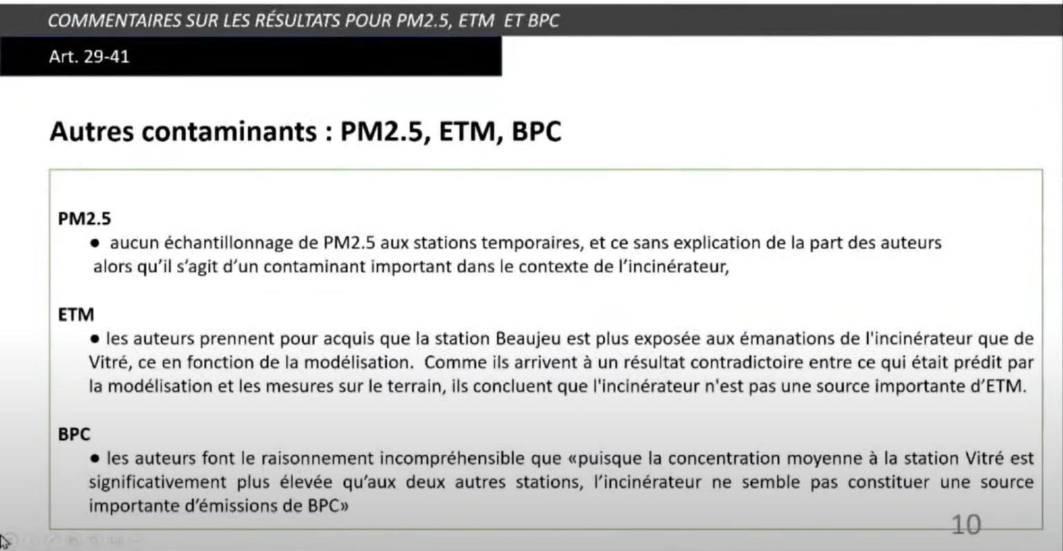 Yvan Ouellet et Patrick Ferland présentent les lacunes des 3 rapports ...