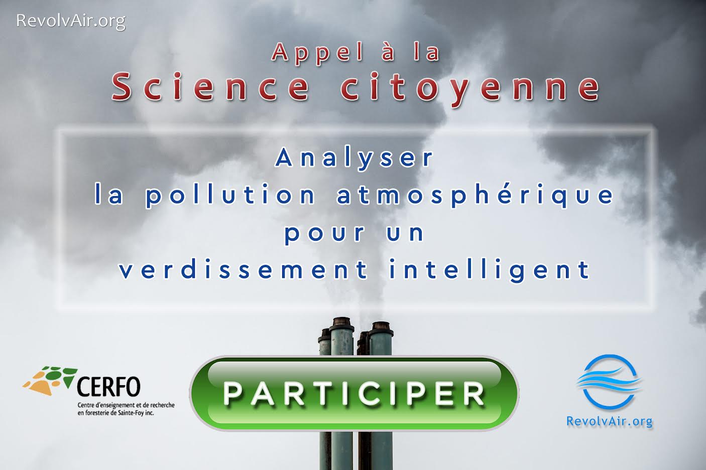 Formulaire de participation au projet d'analyse de la qualité de l'air ...